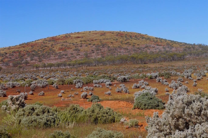 Faszination Lake Gairdner: schneeweißer Salzsee eingebettet in rote ...