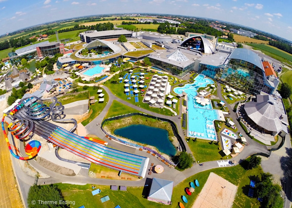 Therme Erding - Alles XXXL: Sauna, Rutschen, Badespaß, Erholung ...